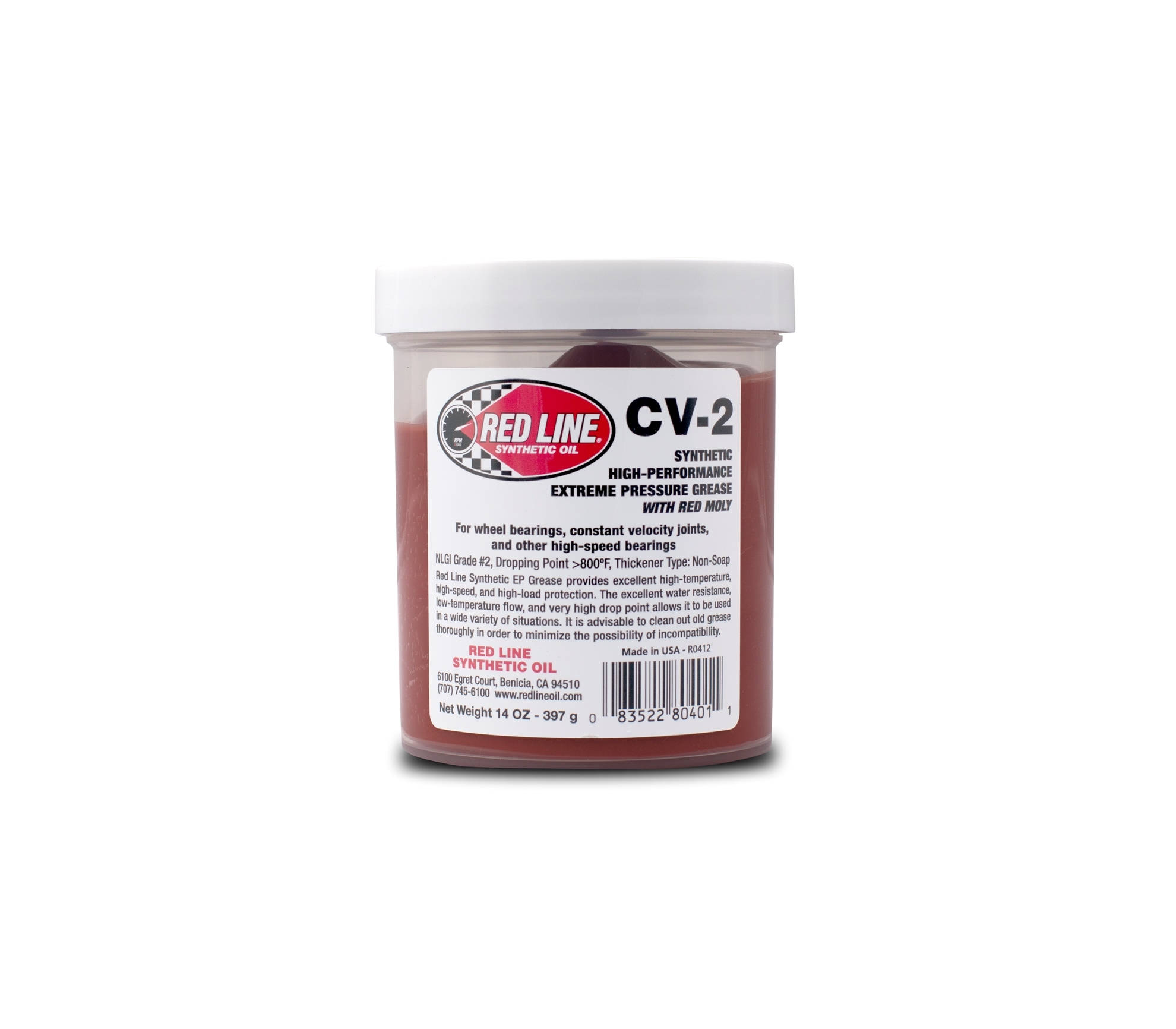 Red Line Synthetic Oil. CV-2 Grease