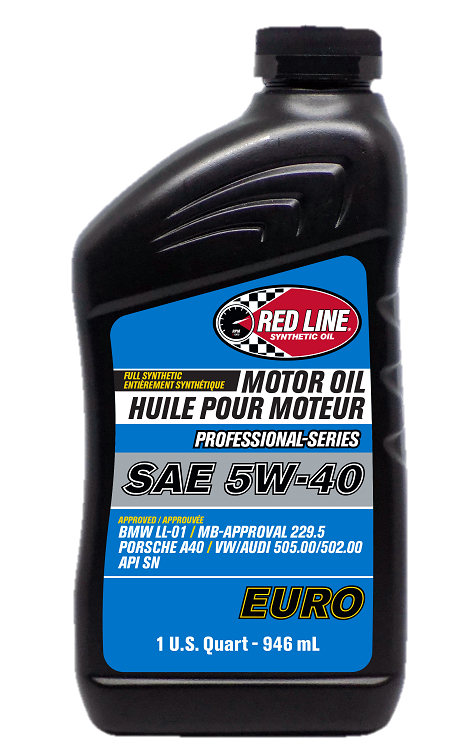 Red Line Synthetic Oil. Professional-Series 5W40 Motor Oil