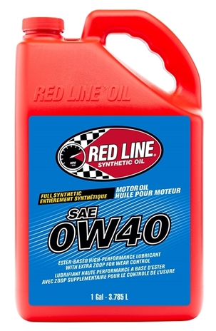 Red Line Synthetic Oil. 0W40 Motor Oil