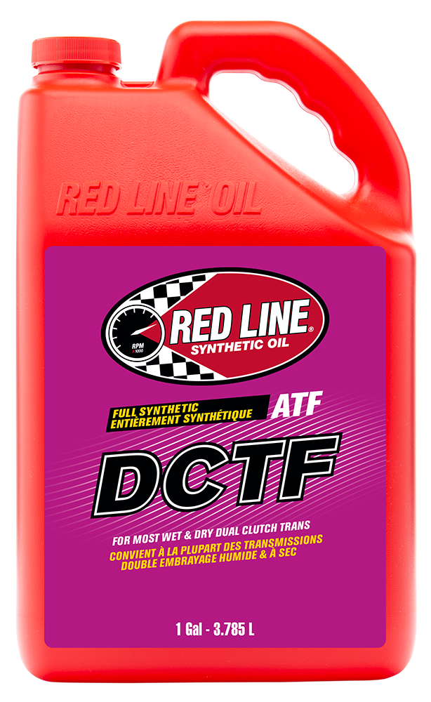 Red Line Synthetic Oil. DCTF Dual Clutch Transmission Fluid